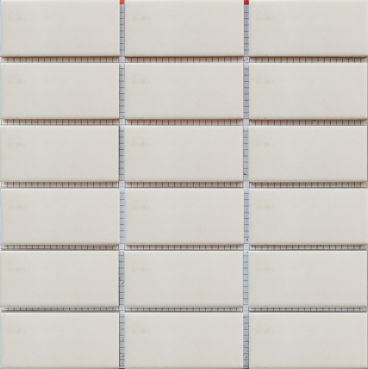 45×95mm外墙砖彩码砖纸皮砖亮光白色外墙瓷砖平面釉面砖哑光白色