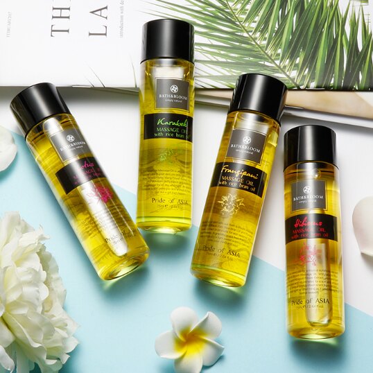 泰国BATH&BLOOM亚洲芳疗按摩精油旅行装75ml*4按摩体验套装伴手礼