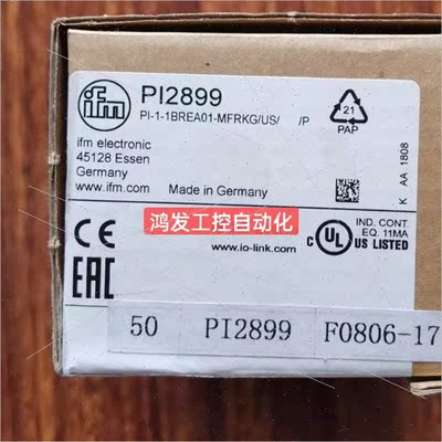 议价IFM易福门PI2899力敏测器德国