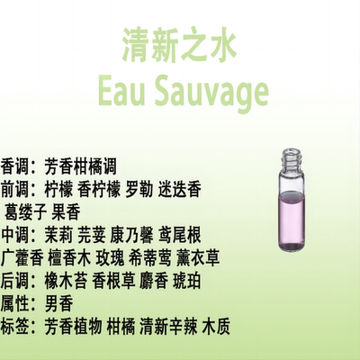 清新之水 Eau Sauvage