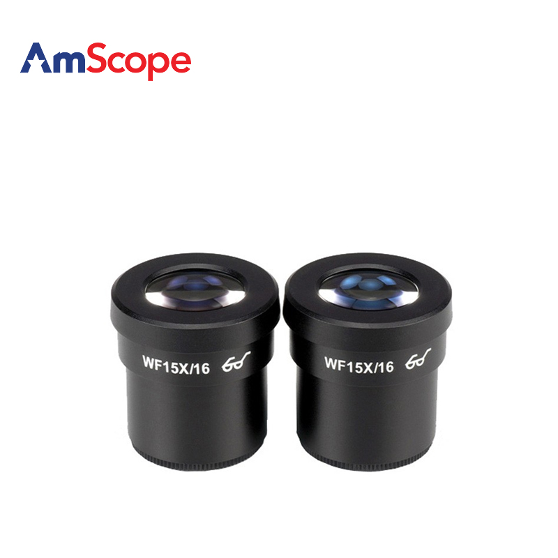 AmScope一对极宽场15X目镜（30mm）体视显微镜目镜_虎窝淘
