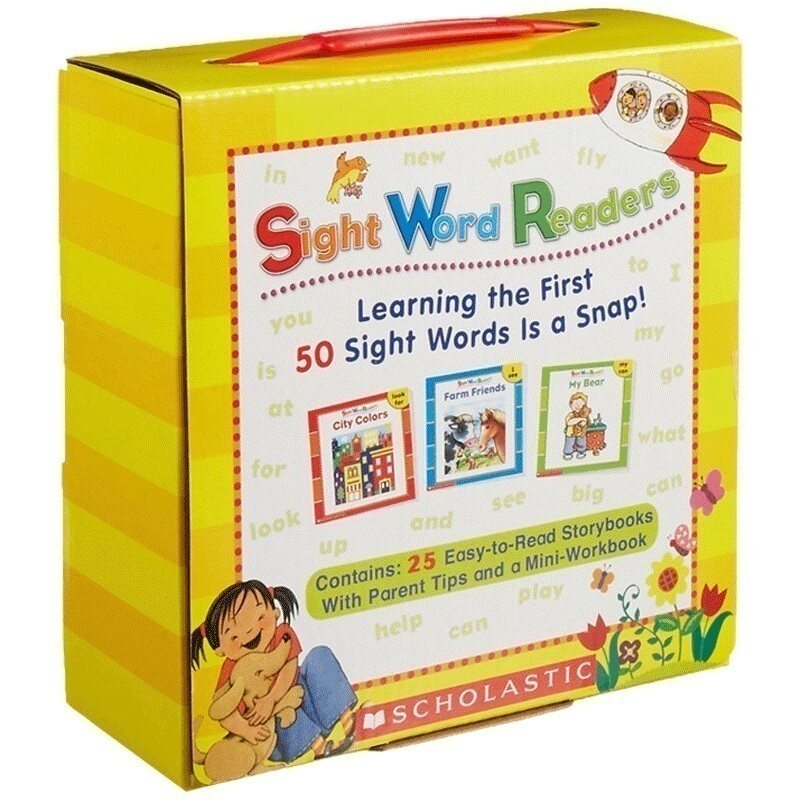 英文原版 Scholastic Sight Word Readers Parent Pack学乐常见字读本25册家长指导套装绘本进口儿童启蒙 ...