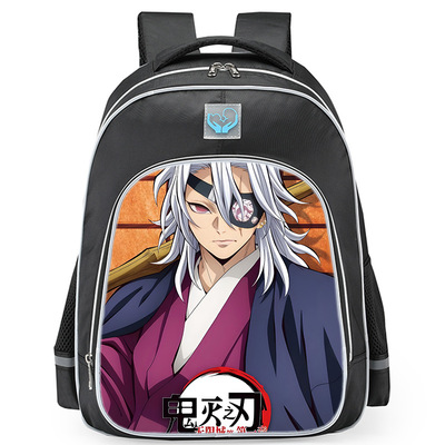 小学生-鬼灭之刃 Demon Slayer卡通印花小学生大容量反光条书包