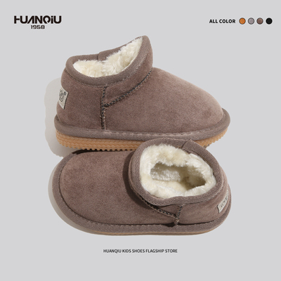 儿童冬季保暖防滑雪地靴