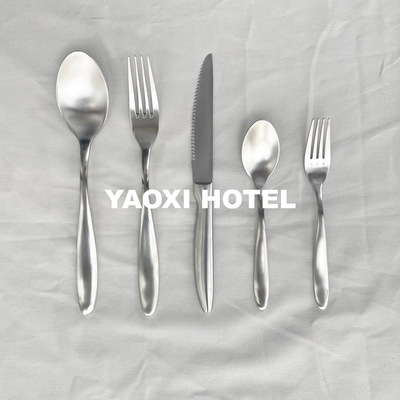 【出欧洲厚版】锻造磨砂刀叉勺子