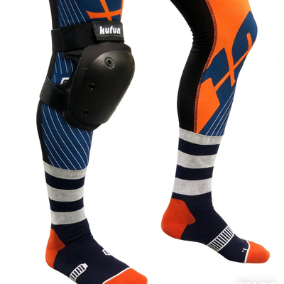 Speedqb四色竞技运动SQB弹力冰丝压力防滑男女机械腿内穿长袜