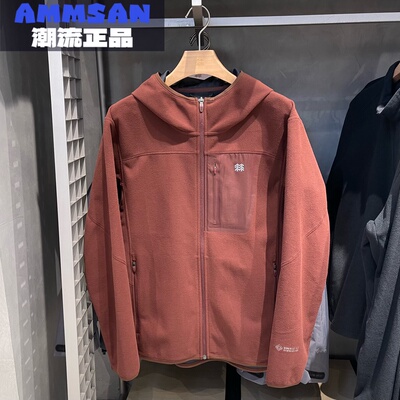 可隆KOLON SPORT男款WINDSTOPPER防水舒适抓绒软壳夹克LHWJ5WN087