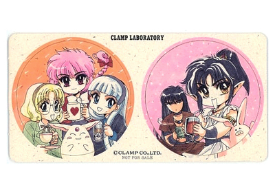 渡鸦阁下 现货日版 CLAMP研究所限定魔法骑士圣传杯垫