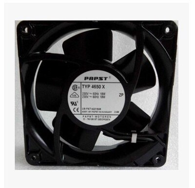 德国EbmPapst 4656X 12038 230V 18W 全铁叶耐高温散热风扇 12CM