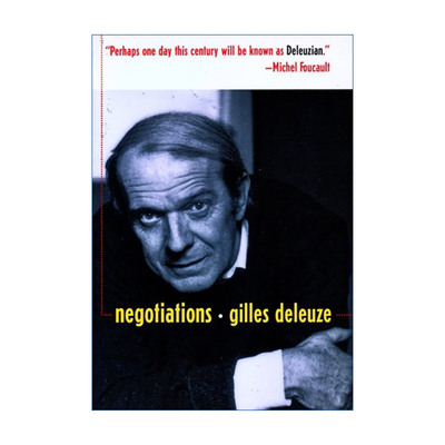 英文原版 Negotiations  1972-1990 在哲学与艺术之间 德勒兹访谈录 Gilles Deleuze 英文版 进口英语原版书籍