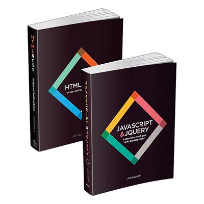 英文原版 Web Design With Html and Css Javascript and Jquery Set 英文版 进口英语原版书籍