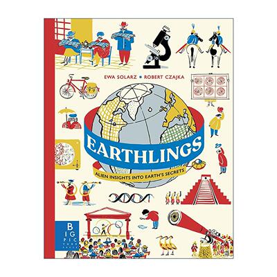 英文原版 Earthlings 地球人神秘报告 外星人的地球幽默观察 儿童科普百科读物精装 英文版 进口英语原版书籍