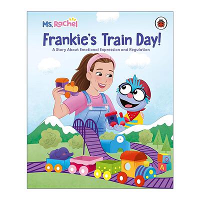 英文原版 Ms Rachel Frankie’s Train Day 弗兰基的火车日 亲子共读儿童精装绘本 知名育儿博主瑞秋女士 英文版 进口英语原版书籍