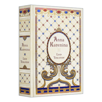 英文原版 Anna Karenina 安娜·卡列尼娜 皮革金边 精装豪华收藏版 巴诺经典 英文版 进口英语原版书籍