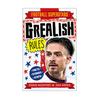 英文原版 Football Superstars Grealish Rules 足球明星特辑 杰克·格拉利什 儿童运动人物科普百科 英文版 进口英语原版书籍