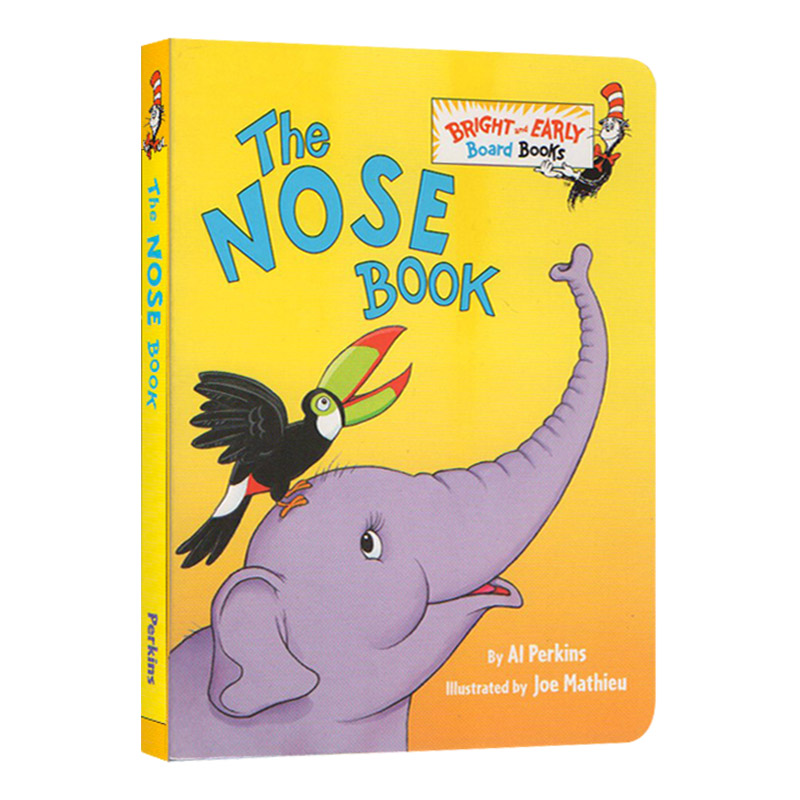 英文原版绘本 The Nose Book宝宝身体认知鼻子书纸板书苏斯博士系列英文版儿童图书_虎窝淘