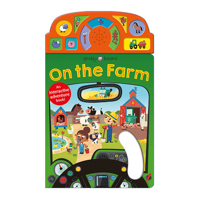 英文原版 On the Move On the Farm An Interactive Sound Book 在农场里 异形纸板书 发声书 英文版 进口英语原版书籍