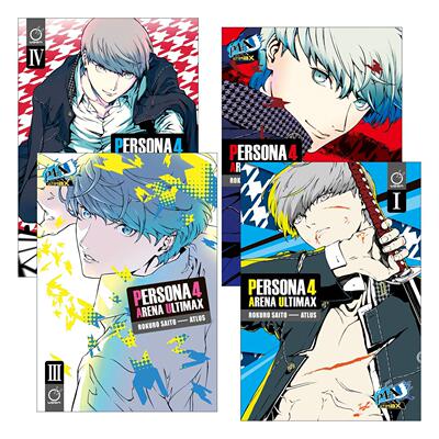英文原版 Persona 4 Arena Ultimax 女神异闻录4 终极午夜竞技场 漫画4册 英文版 进口英语原版书籍