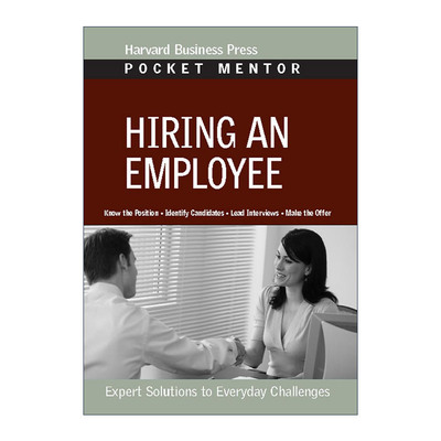 英文原版 Hiring an Employee Pocket Mentor 雇佣合适的员工 人力资源管理 哈佛商业评论 英文版 进口英语原版书籍