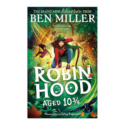 英文原版 Robin Hood Aged 10 3/4 十岁9个月的罗宾汉 精装 冒险小说 英文版 进口英语原版书籍