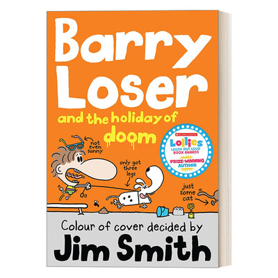 英文原版 Barry Loser and the Holiday of Doom 倒霉蛋巴里和厄运假期 幽默漫画小说 英文版 进口英语原版书籍