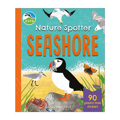 英文原版 RSPB Nature Spotter Seashore 自然观察家 海边动物 低幼便携口袋科普 英文版 进口英语原版书籍