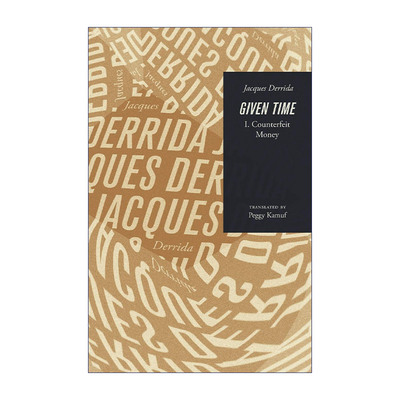 英文原版 Given Time 所给予的时间 时间与礼物的关系 Jacques Derrida雅克·德里达 英文版 进口英语原版书籍