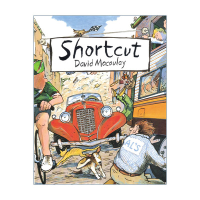 英文原版 Shortcut 捷径 青少年冒险小说 凯迪克奖作者大卫麦考利 英文版 进口英语原版书籍