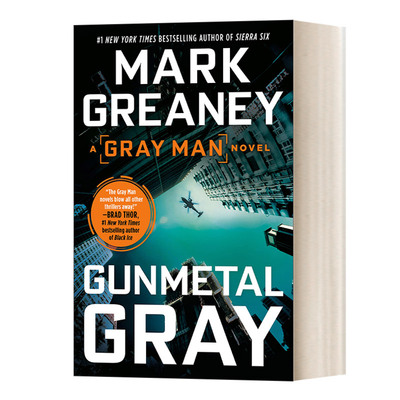 英文原版小说 Gunmetal Gray Gray Man Book 6 灰影人系列6 铜灰 Mark Greaney 纽约时报畅销书 英文版 进口英语原版书籍
