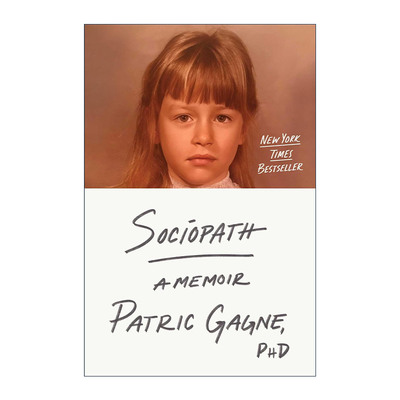 英文原版 Sociopath 反社会的人 回忆录 精装 人格分裂 英文版 进口英语原版书籍