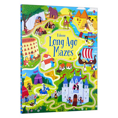 英文原版 Long Ago Mazes 生活百科知识英文 古代古老迷宫书 英文版 进口英语原版书籍