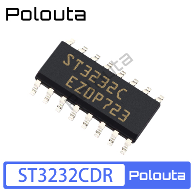 ST3232CDR ST3232C RS-232收发器芯片 SOP-16 Polouta