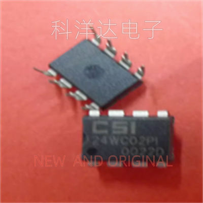 CAT24WC02PI   CSI24WC02PI   24WC02PI    直插DIP8  存储芯片