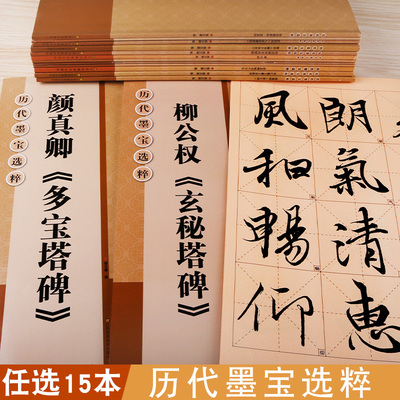 历代墨宝选粹禇遂良倪宽赞曹全碑王羲之兰亭序米芾蜀素帖苕溪诗欧阳询九成宫醴泉铭柳公权玄秘塔碑怀仁集