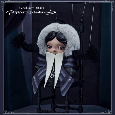 POPMART 泡泡玛特SKULLPANDAx星期三毛绒公仔奈弗莫尔学院校服版