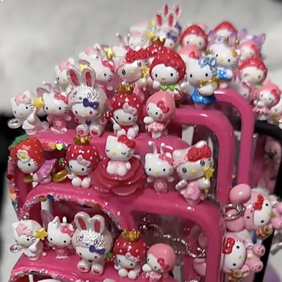 适用于苹果151413不限手机型号Kitty粘顶手机壳