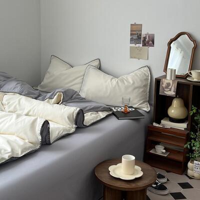 贝壳边工艺款 I 被套单件三件套150x200x230cm被罩大学生宿舍单人