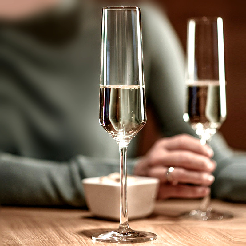 泰国LUCARIS进口曼谷水晶玻璃香槟杯 甜酒杯 高脚杯 葡萄酒杯套装