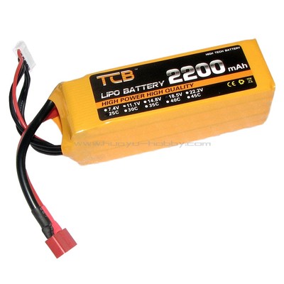 18.5V 5S 2200mAh航模锂电池T头25C 35C高倍率 遥控模型飞机动力