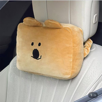 韩国代Dinotaeng柿子椒熊汽车枕头头枕车载可爱玩偶抱枕情侣款