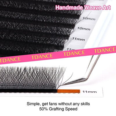 TDANCE 3D 4D 5D 6D Premade Fans Eyelash Extension W Style F
