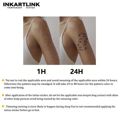 Butterfly Temporary Tattoo,Lasts To 15 Days New Technology