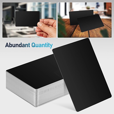50/100pcs Blank Engraved Custom Visiting Name Cards Laser E