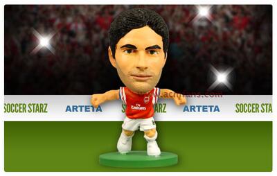 阿森纳球星公仔 阿尔特塔 SoccerStarz 足球人偶模型