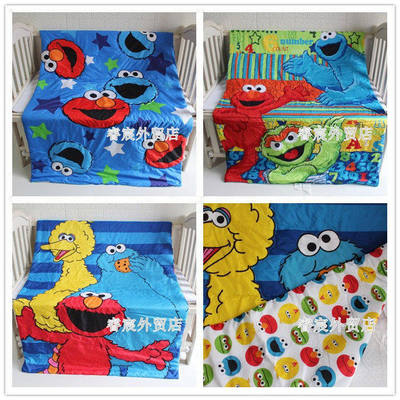 美国出口芝麻街儿童午睡被空调被