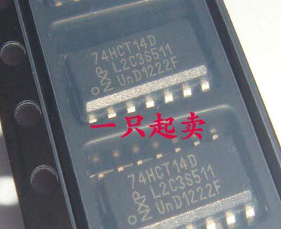 原装全新 74HCT14 74HCT14D SN74HCT14D SOP14-3.9MM 栅极/逆变器