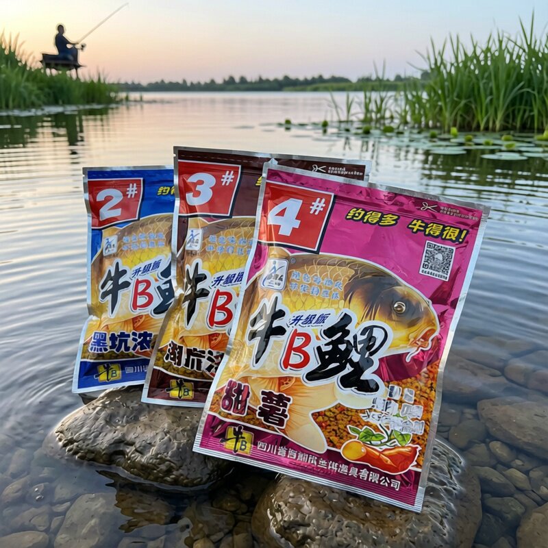 西部风牛鲤b薯味酒香浓腥350克水库池塘野钓台钓鲤鱼薯香饵料