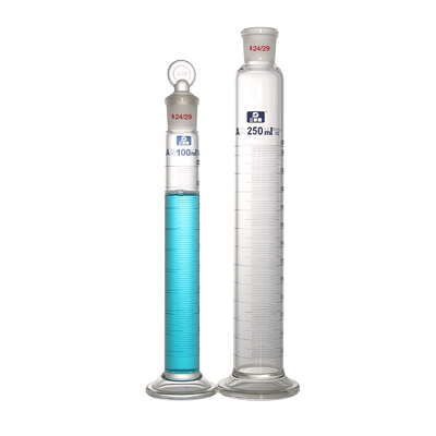 三爱思具塞玻璃量筒密度计量液体