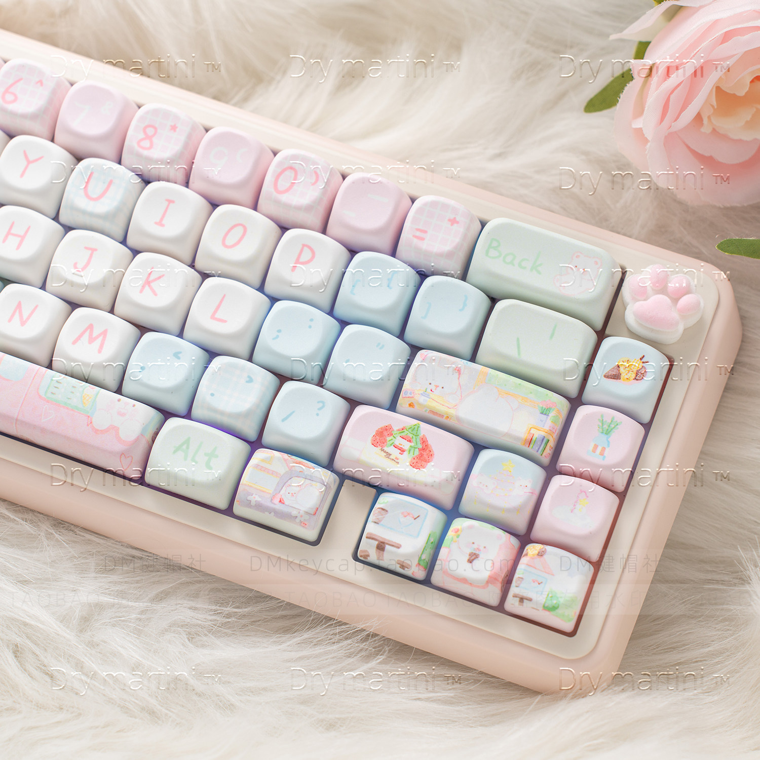 OMO65 three -mode mechanical keyboard gasket wired Bluetooth custom ...