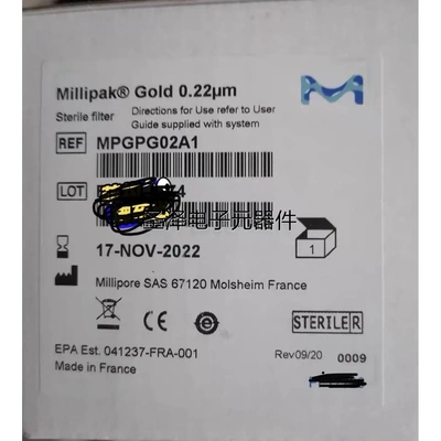 Millipore密理博除菌过滤器MPGP02001 MPGP002A1 MPGP04001 全新